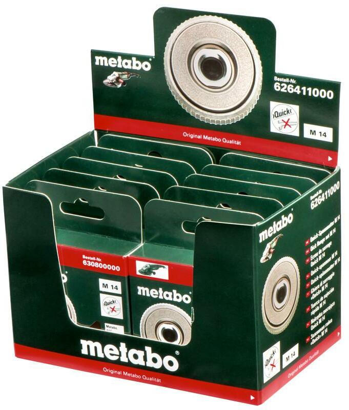 METABO 626411000 quick-release nut M 14/display (10 pcs) | Klium
