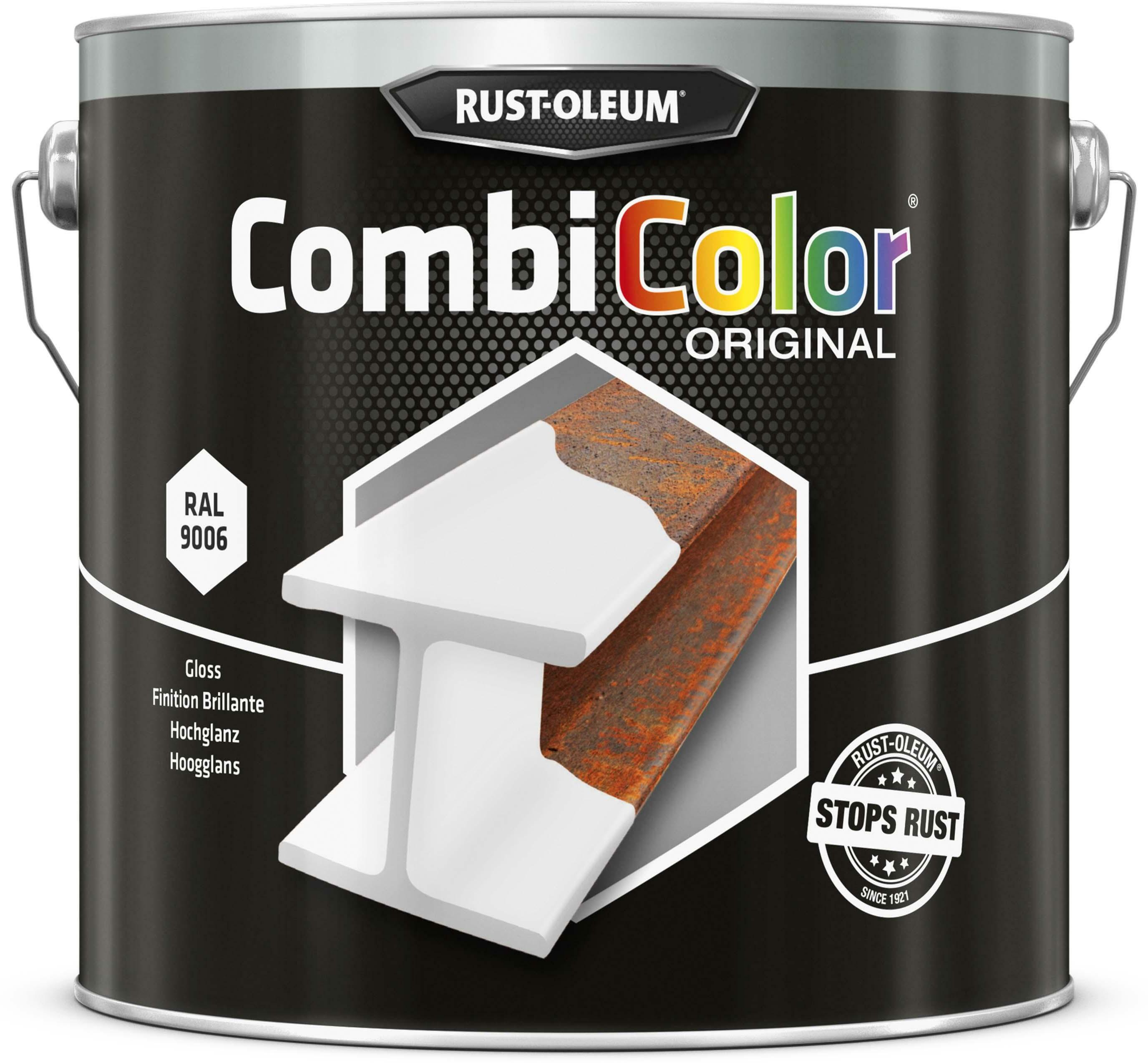 RUST-OLEUM 7315.2.5 Combicolor original primer/topcoat high-gloss white aluminium RAL9006 2.5l ...