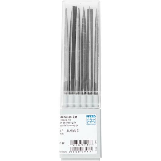 PFERD NFB 2493 160 H2 precision needle file set with Swiss cap 1 medium ...
