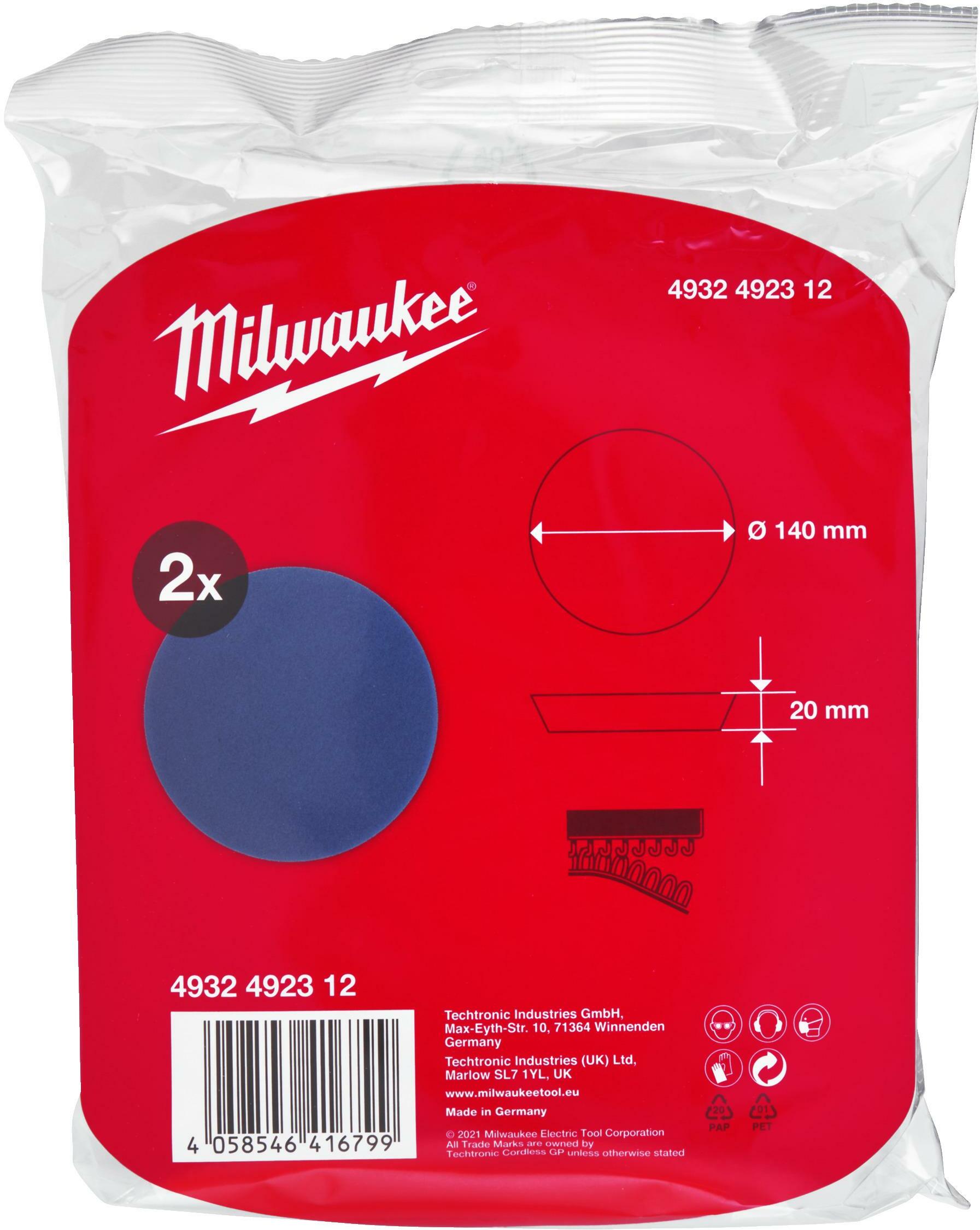 MILWAUKEE 4932492312 sponge blue ultra fine 140 / 20mm | Klium