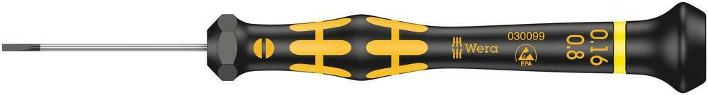 WERA 1578 A ESD Micro Kraftform saw-cut screwdriver, 0.16 x 0.8 x 40 mm ...