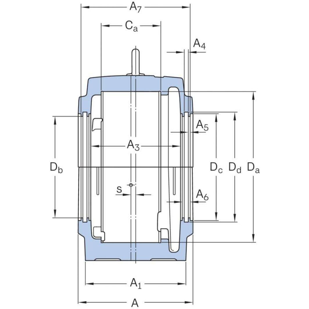 SKF SNL 3038 split bearing housing | Klium