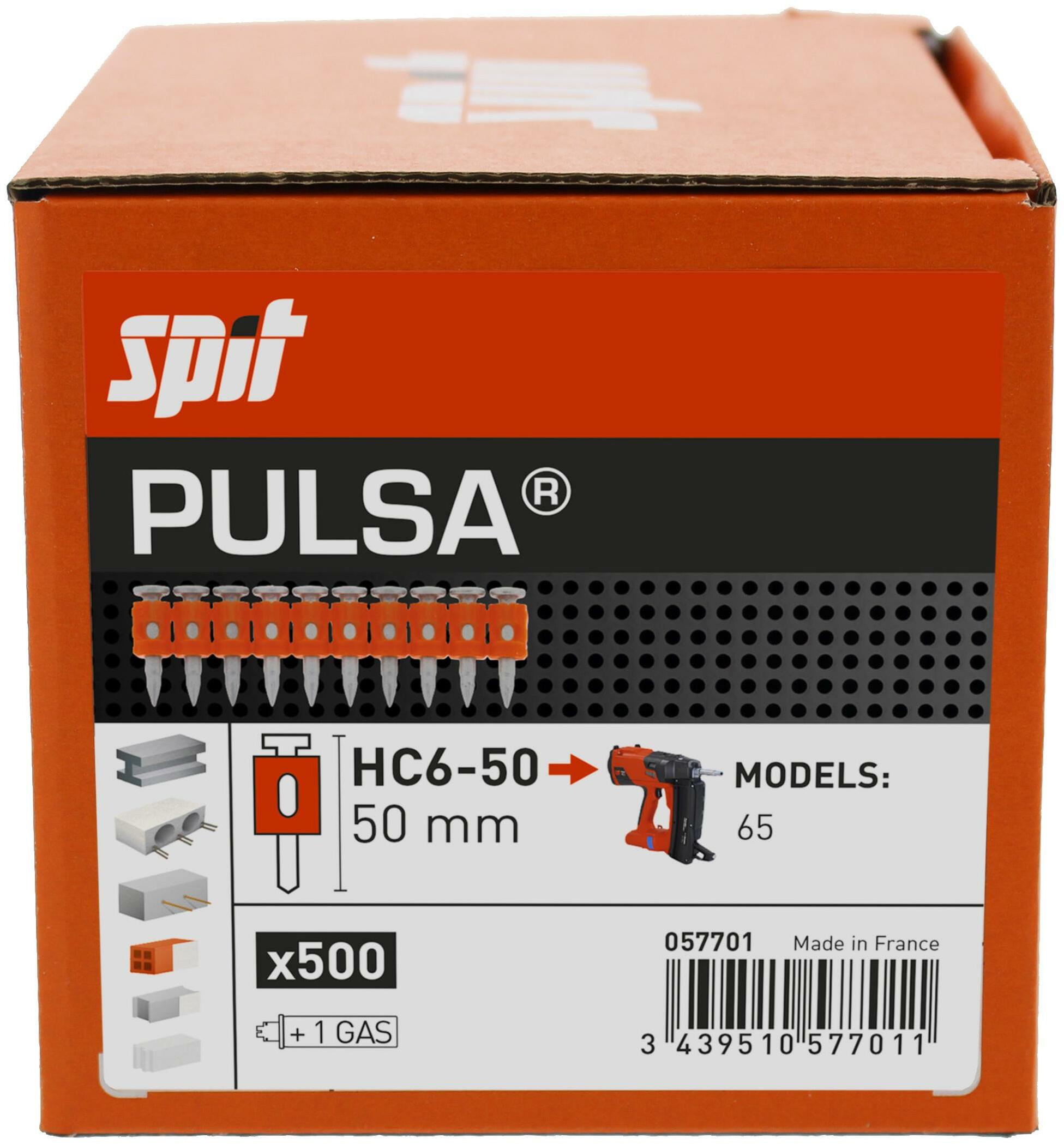 SPIT 057701 PULSA HC6/50 nail (with gas cartridge in box) | Klium