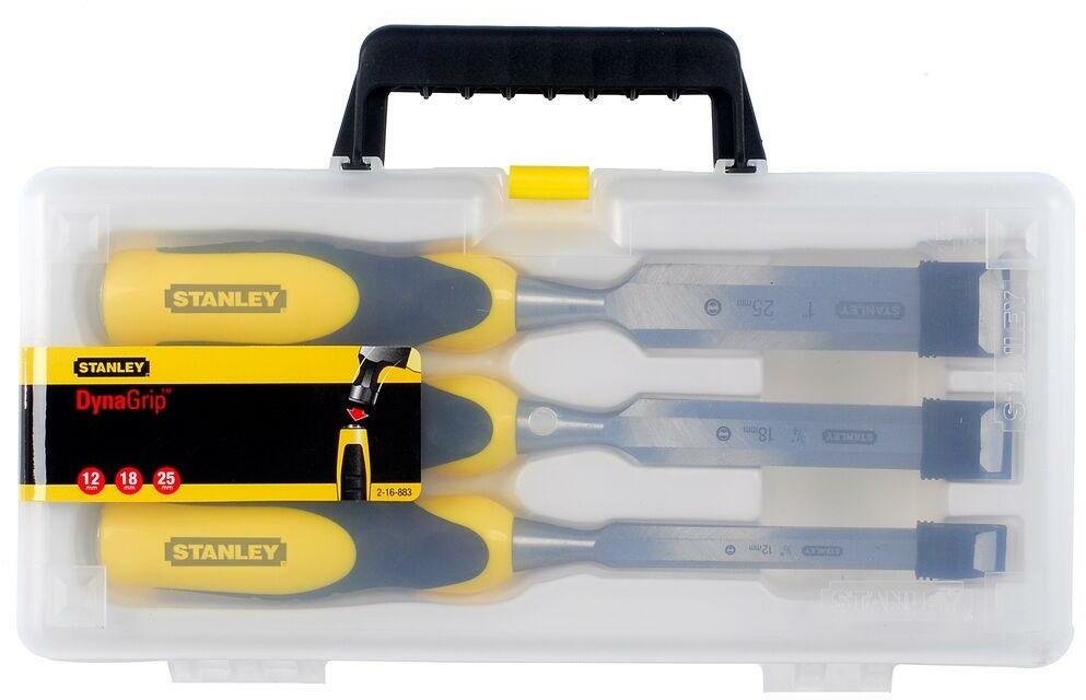 STANLEY 2-16-883 Dynagrip chisel set 12-18-25 mm 3-piece | Klium