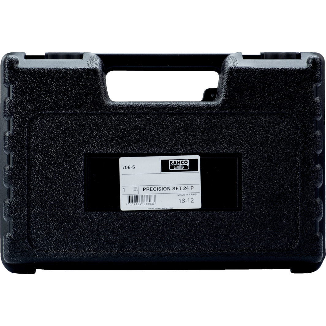 BAHCO 706-5 precision screwdriver set, slot, Phillips, Pozidriv and ...