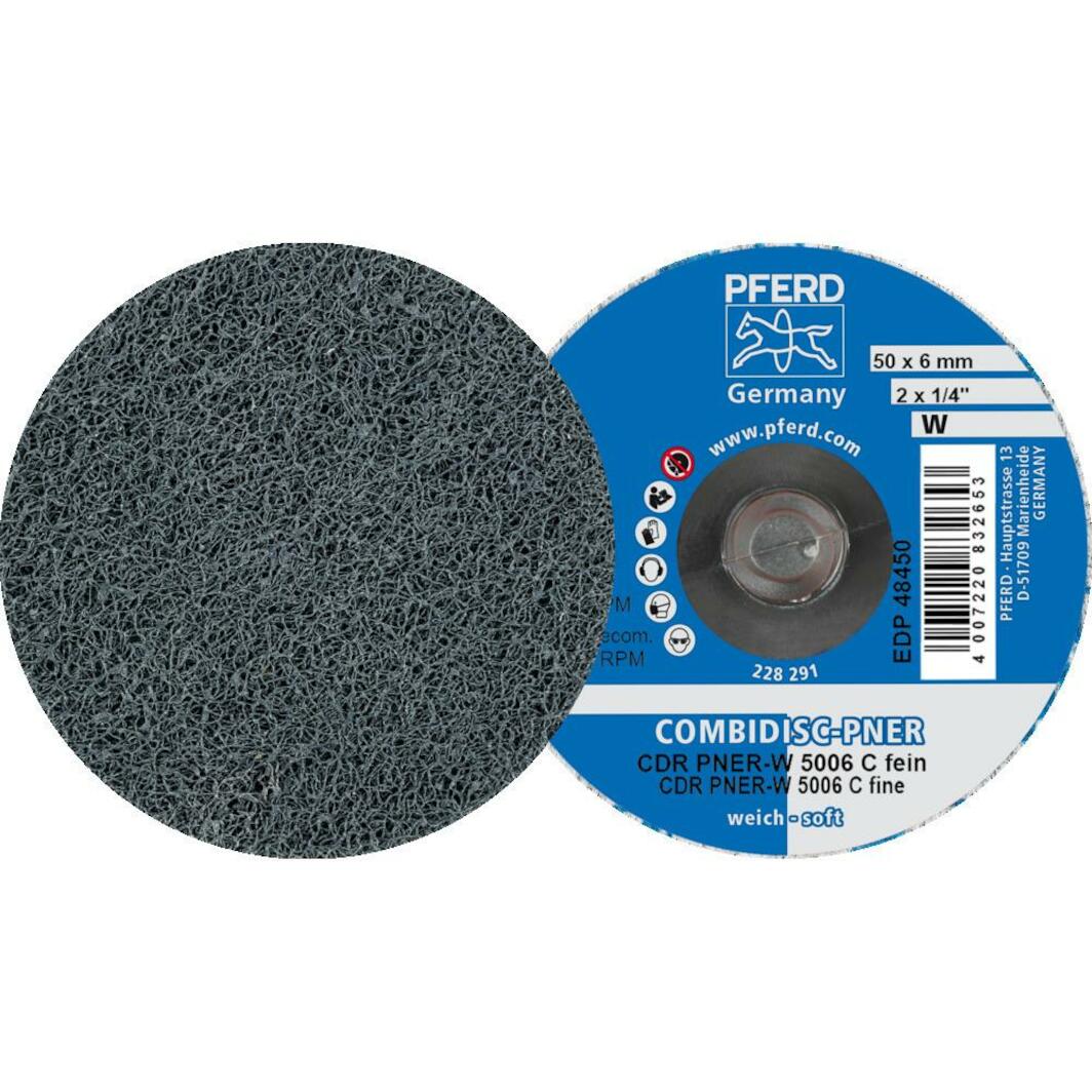 PFERD 42779024 COMBIDISC pressed fleece disc CDR PNER Ø 50 mm soft SiC, fine for finishing | Klium