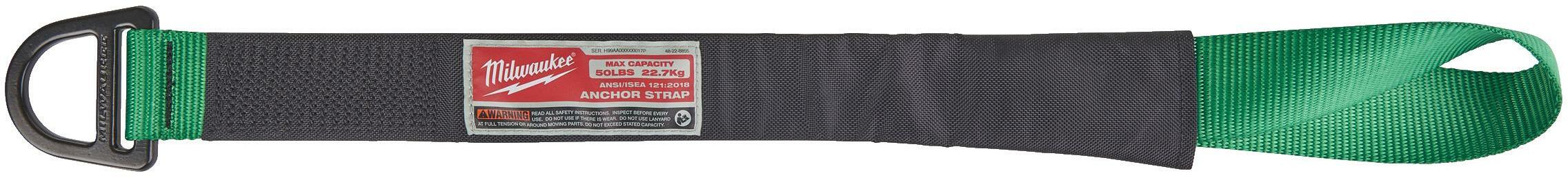MILWAUKEE 4932472105 anchoring strap green 22.7 kg | Klium