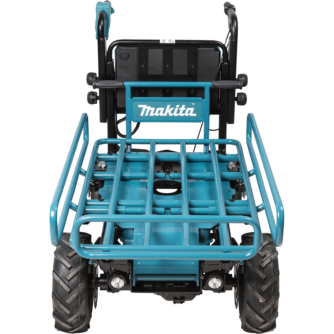 MAKITA DCU604Z 2x18V LXT cordless wheelbarrow with tubular frame for ...