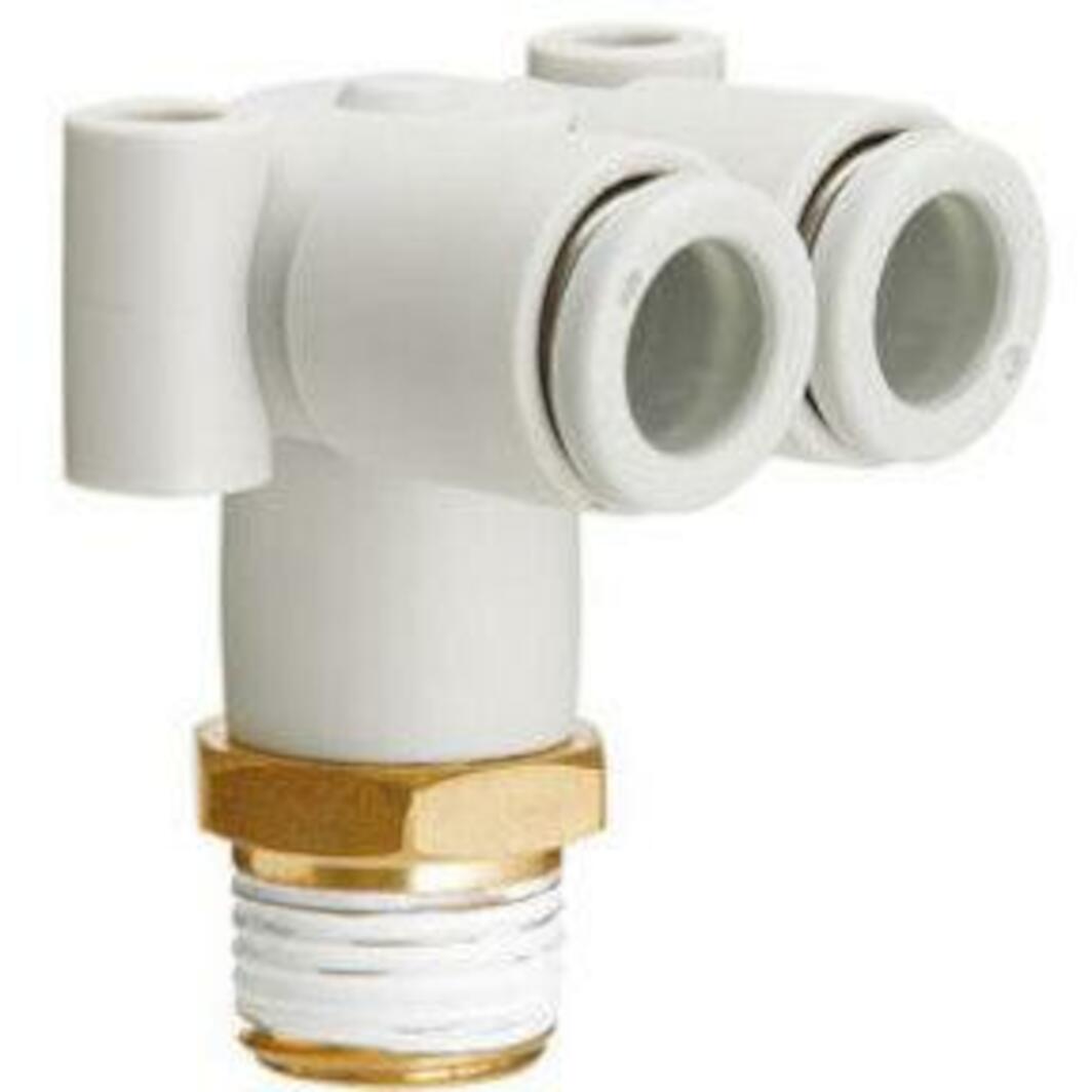 SMC KQ2LU08-01S Y-knee compression fitting Ø8-1/8 S - KQ2LU08-01AS | Klium