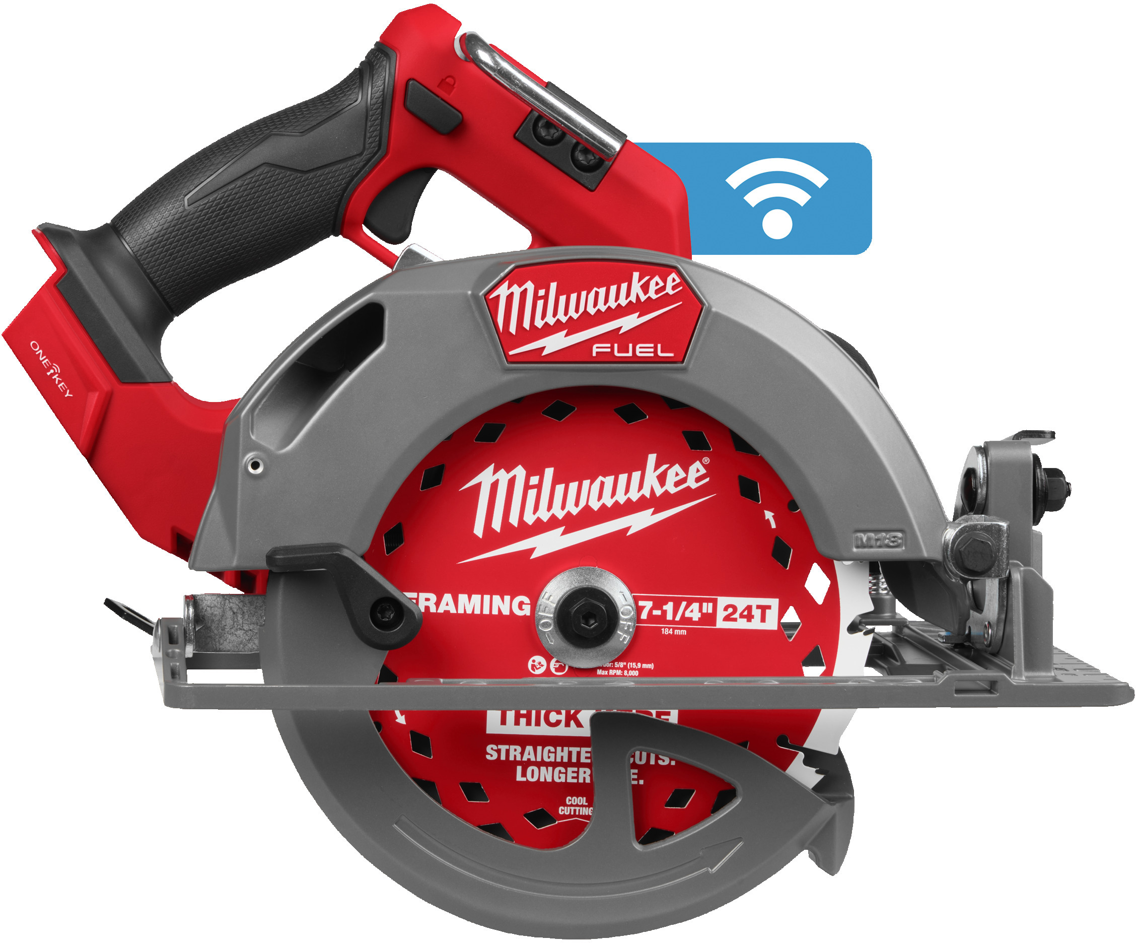 MILWAUKEE M18 FCSO190GR-0C FUEL OneKey cordless circular saw Gen 3 in ...