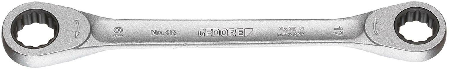 GEDORE 4 R 17X19 double ratchet spanner 17x19 mm - 2306816
