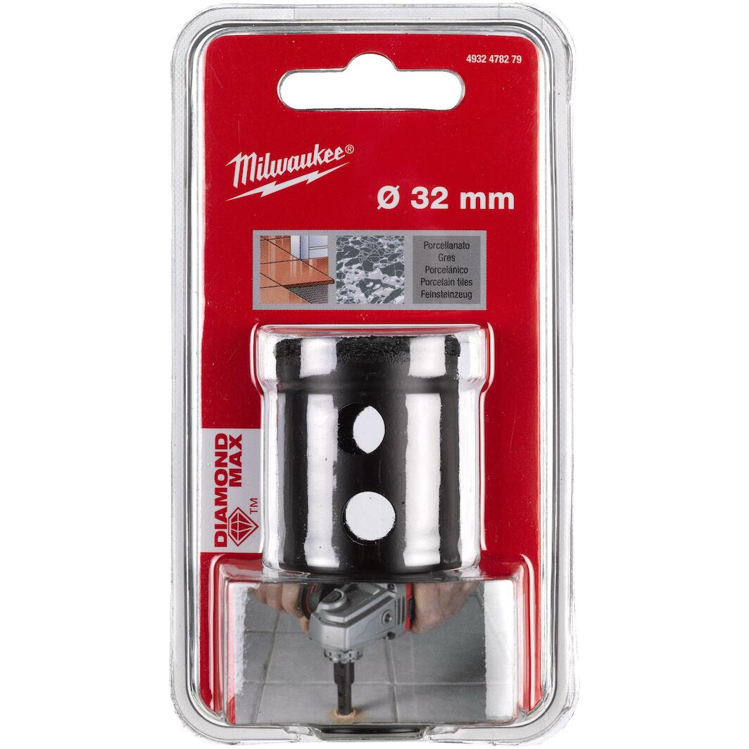 MILWAUKEE 4932478279 diamond tile drill bit M14 32mm | Klium