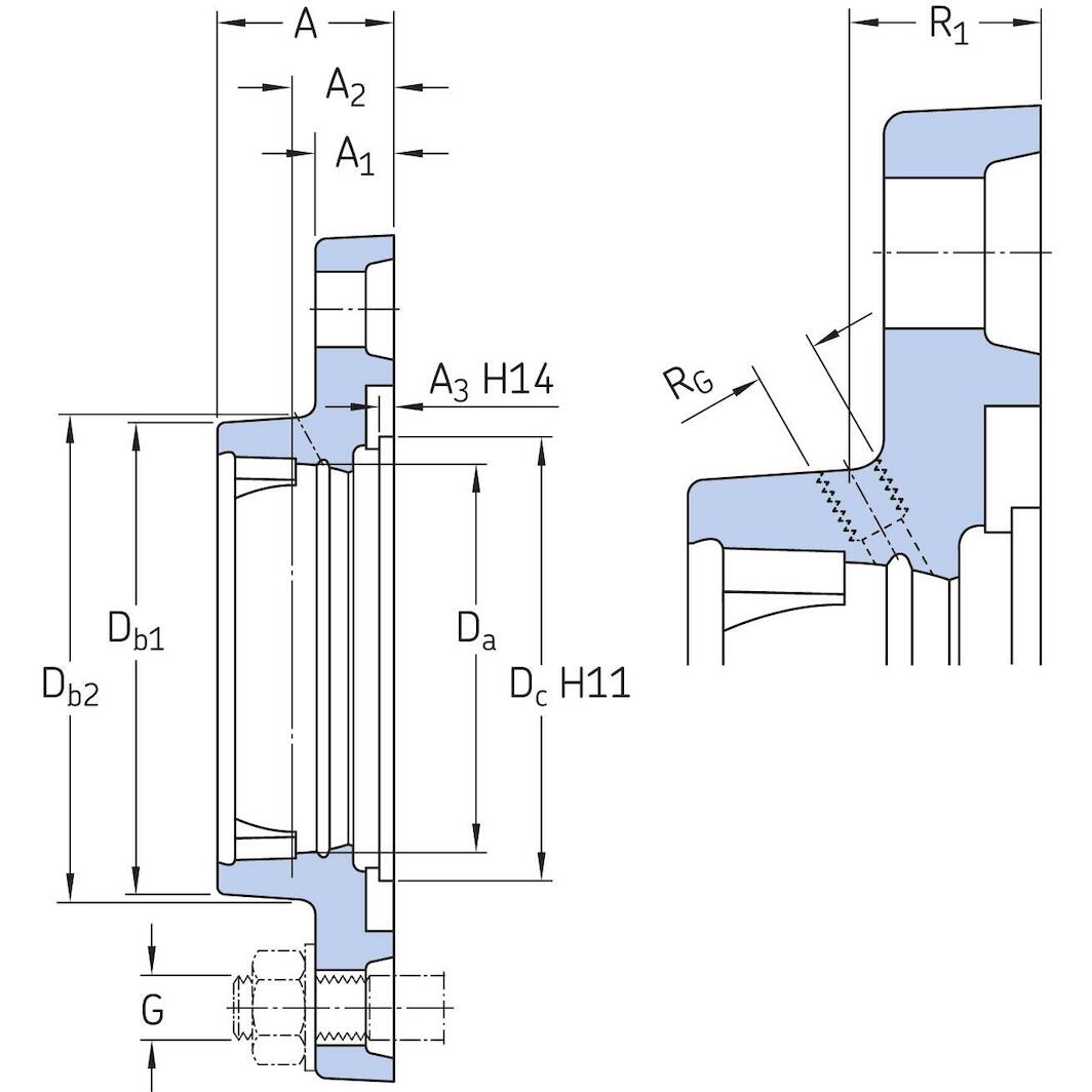 SKF FYTB 509 M bearing housing with oval flanges for insert bearing ...