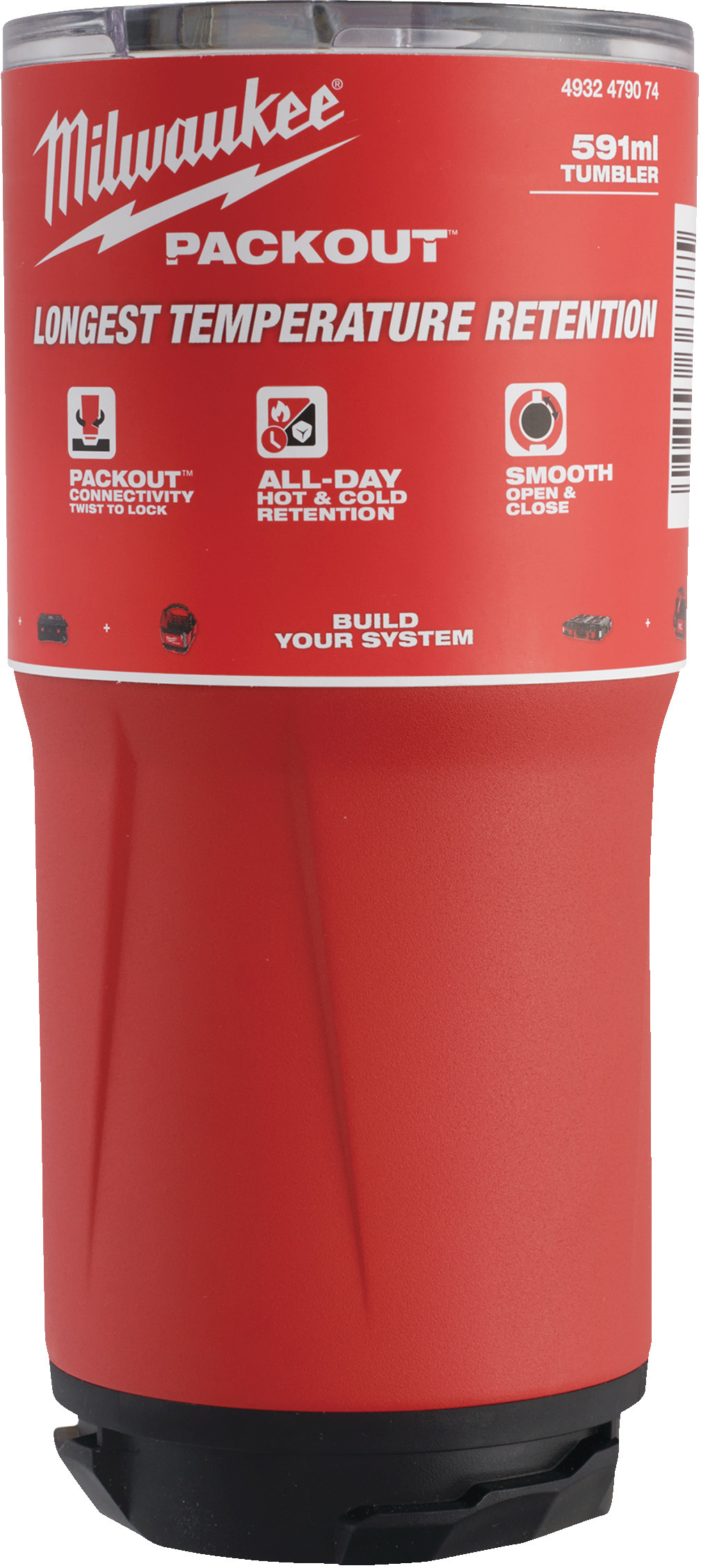 MILWAUKEE 4932479074 Packout thermos cup red 591 ml | Klium
