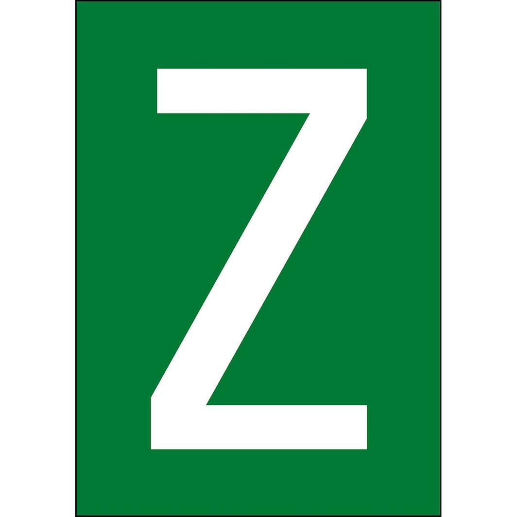 BRADY NL859A4GR-Z label with letter Z - DIN A4 format for permanent or ...
