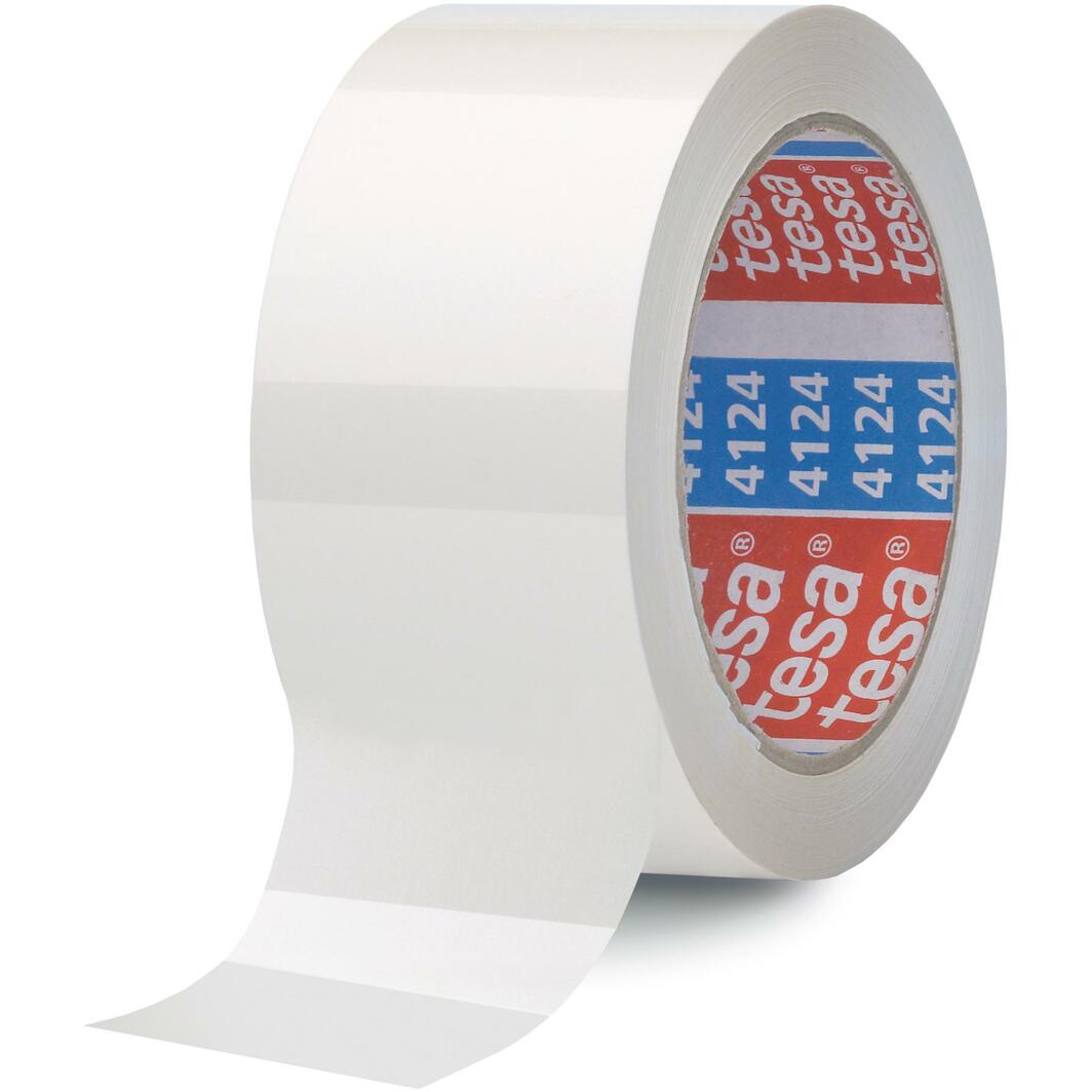 TESA 4124 pvc packaging tape premium white 12mm x 66m - 04124-00045-00 ...