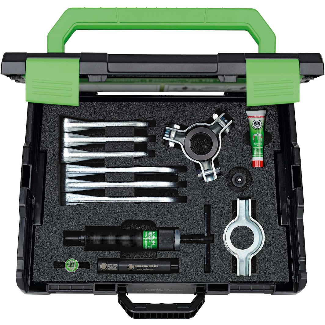 KUKKO 845-150 hydraulic puller set with self-centring hooks 50-150 mm | Klium