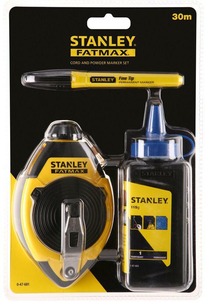 STANLEY 0-47-681 FatMax chalk line mill kit 30m | Klium