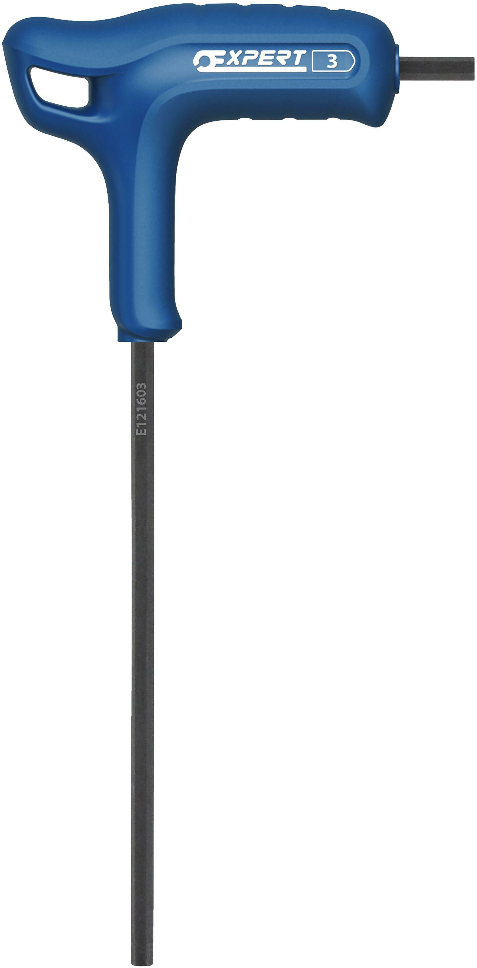 EXPERT E121603 Hexagon socket spanner with handle metric 3 mm | Klium