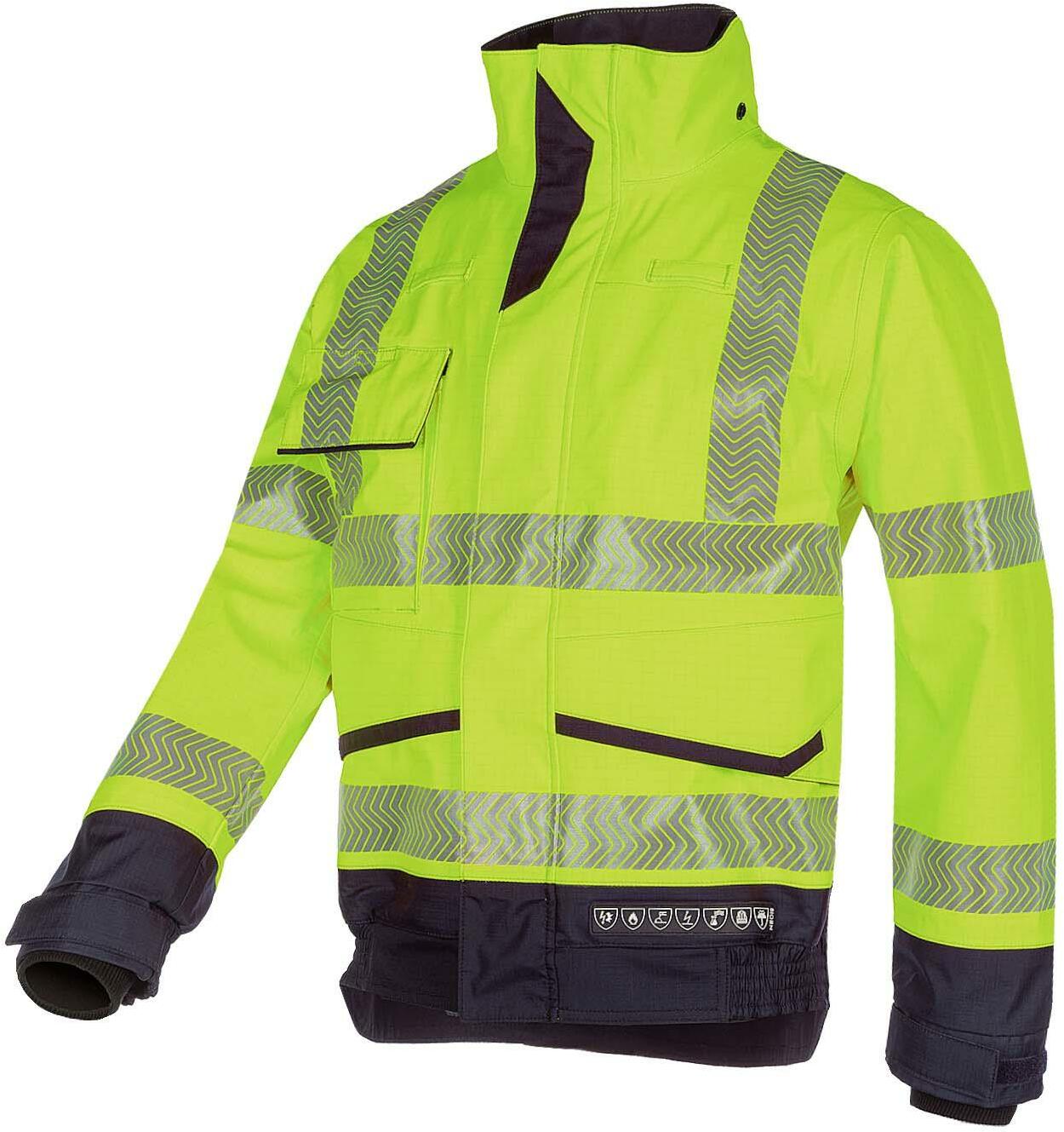 SIOEN 8524 Frovik blouson de signalisation avec protection ARC fluo (jaune/marine ...