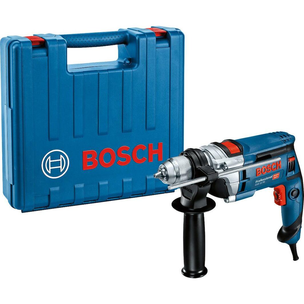 BOSCH GSB 16 RE impact drill 750 W in suitcase - 060114E500 | Klium