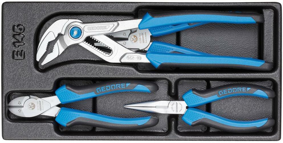 GEDORE 1500 ES-145 pliers set 4-piece - 6614650 | Klium