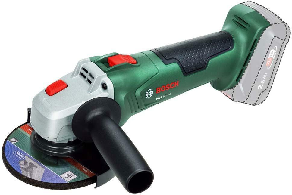 BOSCH PWS 18V-70 meuleuse d'angle 125mm en carton (sans batterie ni ...
