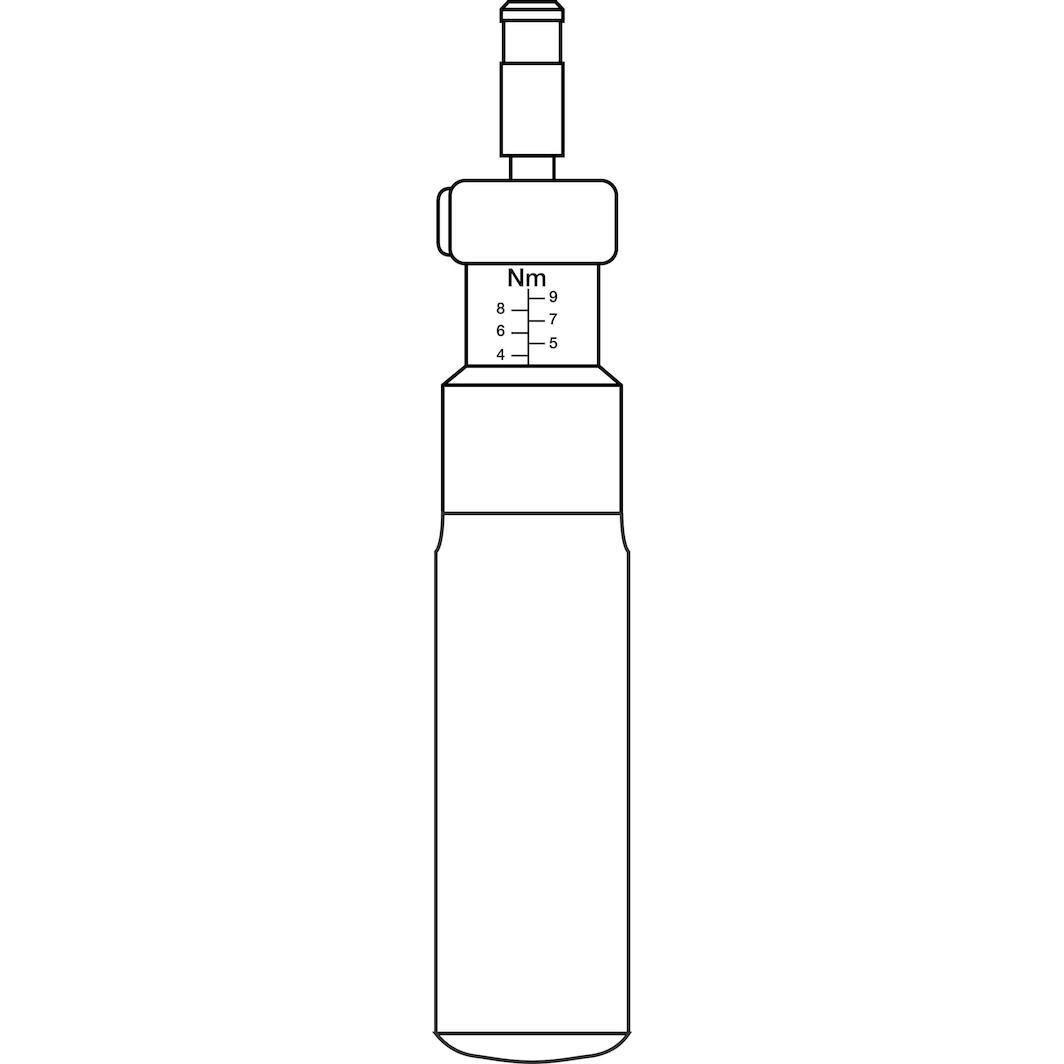GEDORE QS 6 FH BLUE torque screwdriver S 1/4" 1.2-6 Nm - 7718130 | Klium