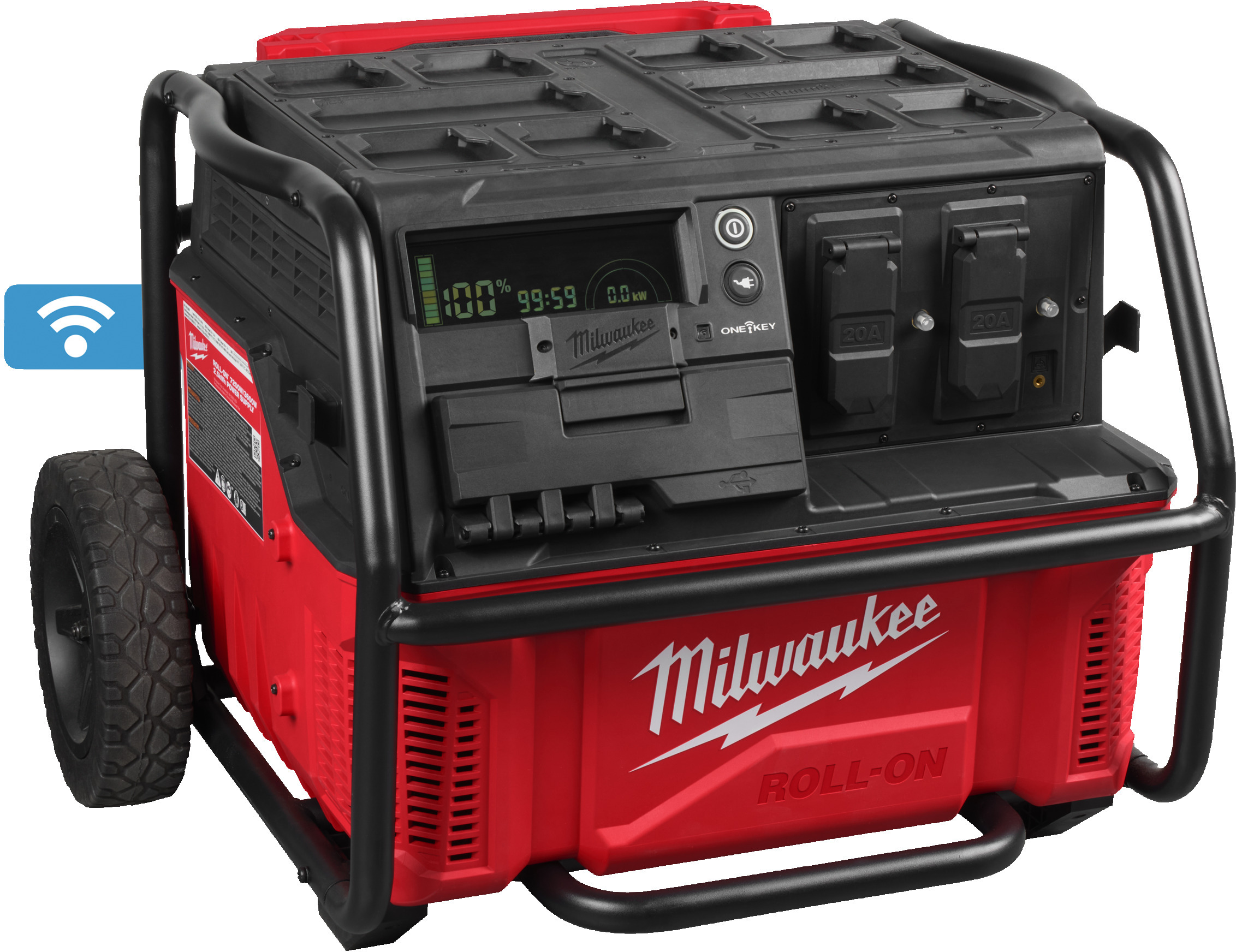 MILWAUKEE IRPSUOP2500 power supply generator ROLL-ON 7200W/3600W 2.5 ...