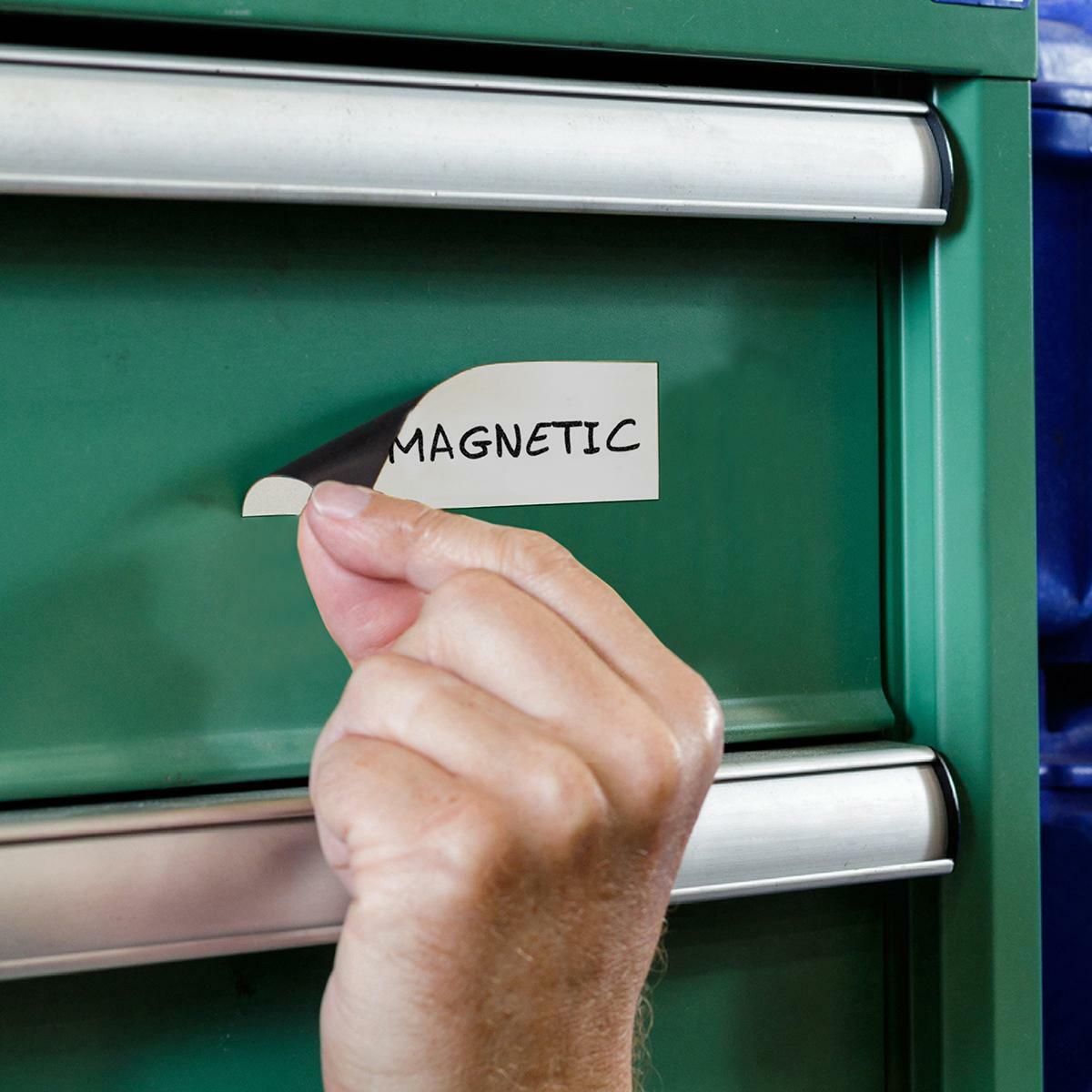 BRADY 234970 blank writable magnetic labels, 38.50 x 108 mm (25 pcs ...