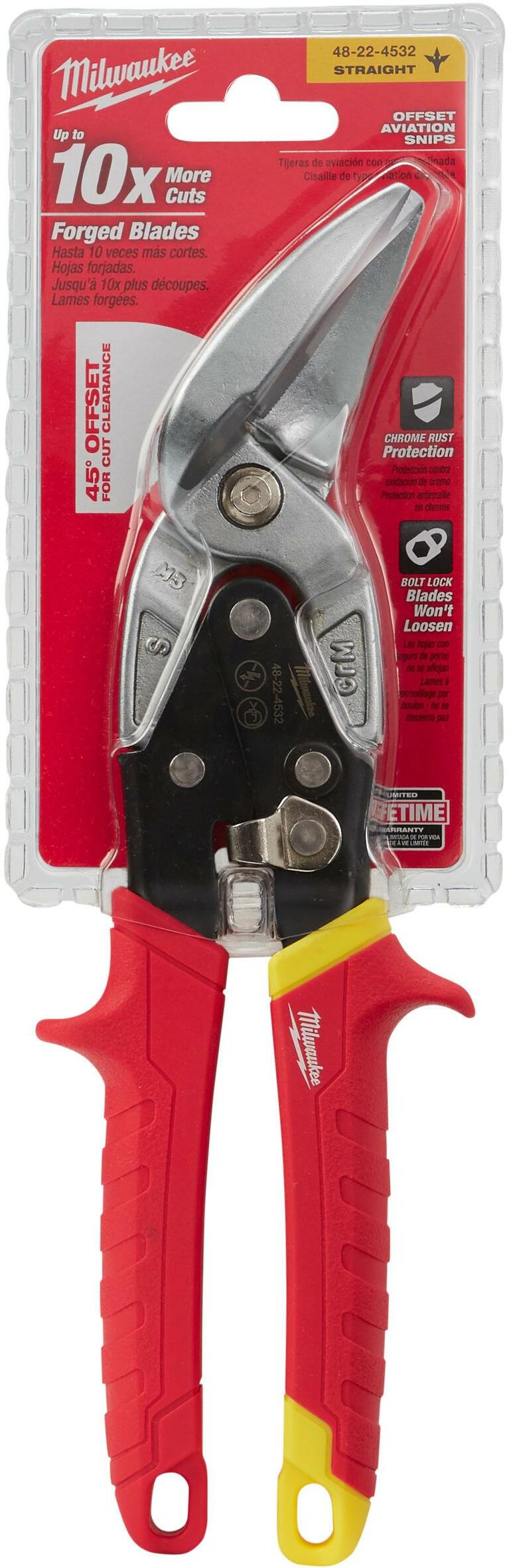 MILWAUKEE 48224532 plate shears curved straight | Klium