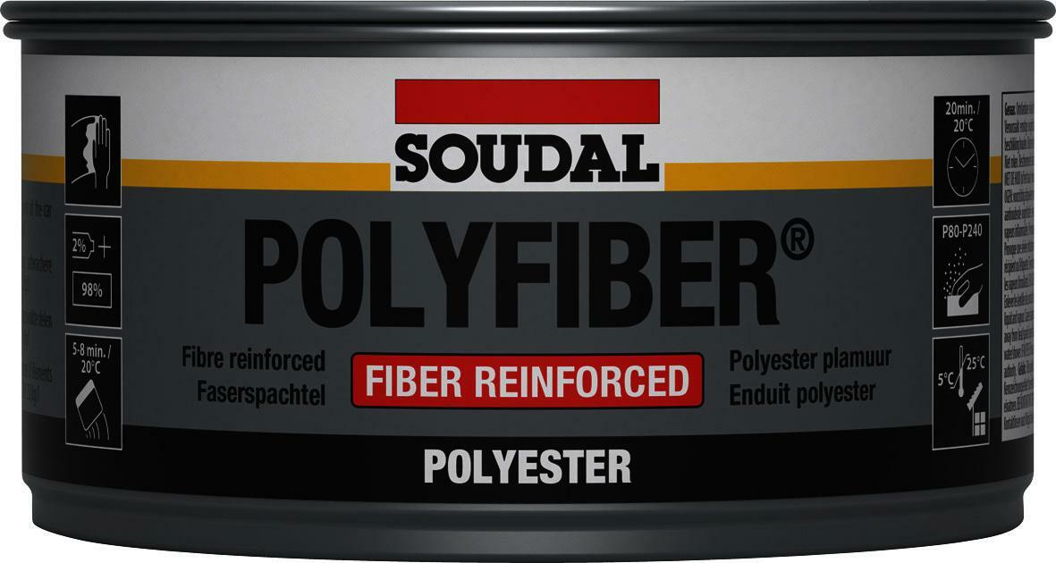 SOUDAL 103432 Polyfibre polyester putty for bodywork (500g) | Klium