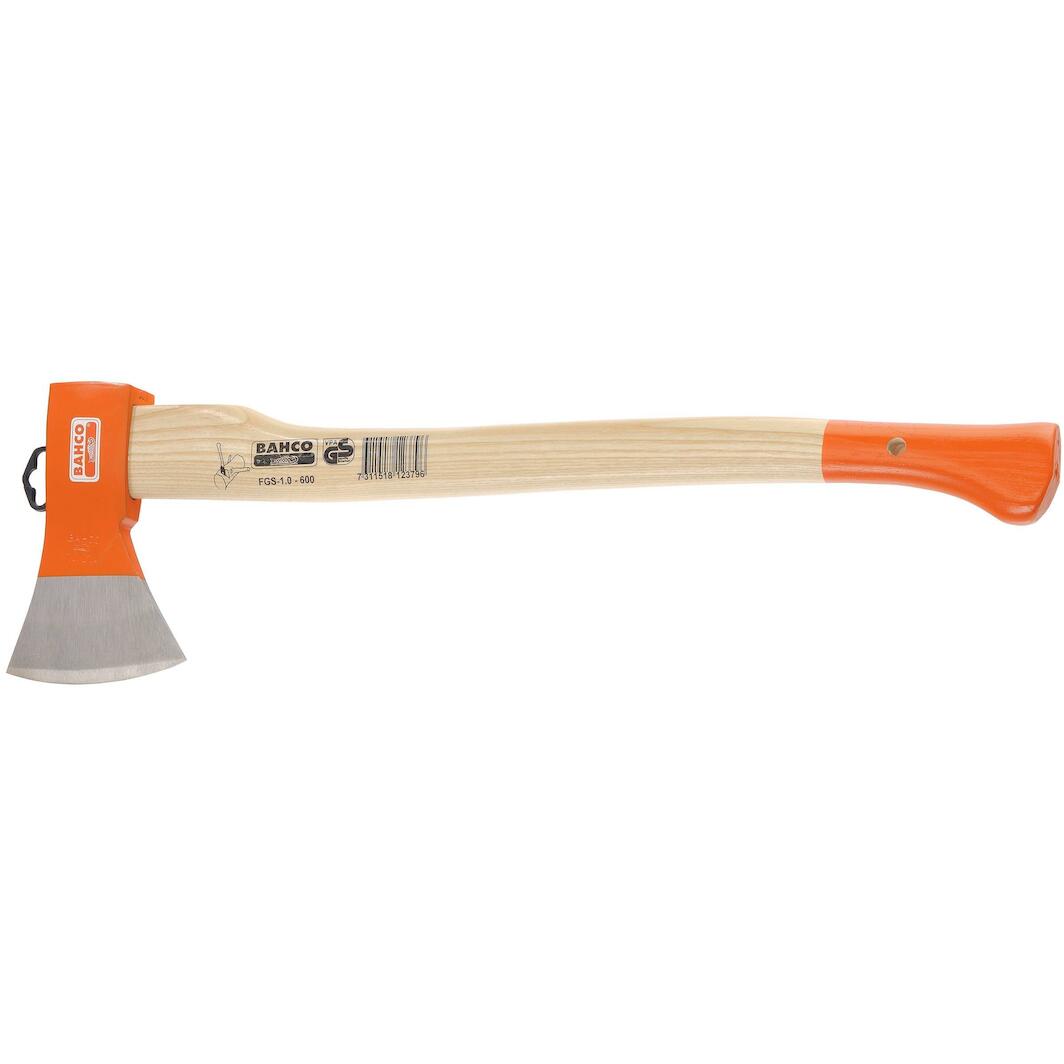BAHCO FGS-1.25-700 skin axe with bent ash handle, 700 mm, 1.8 kg | Klium