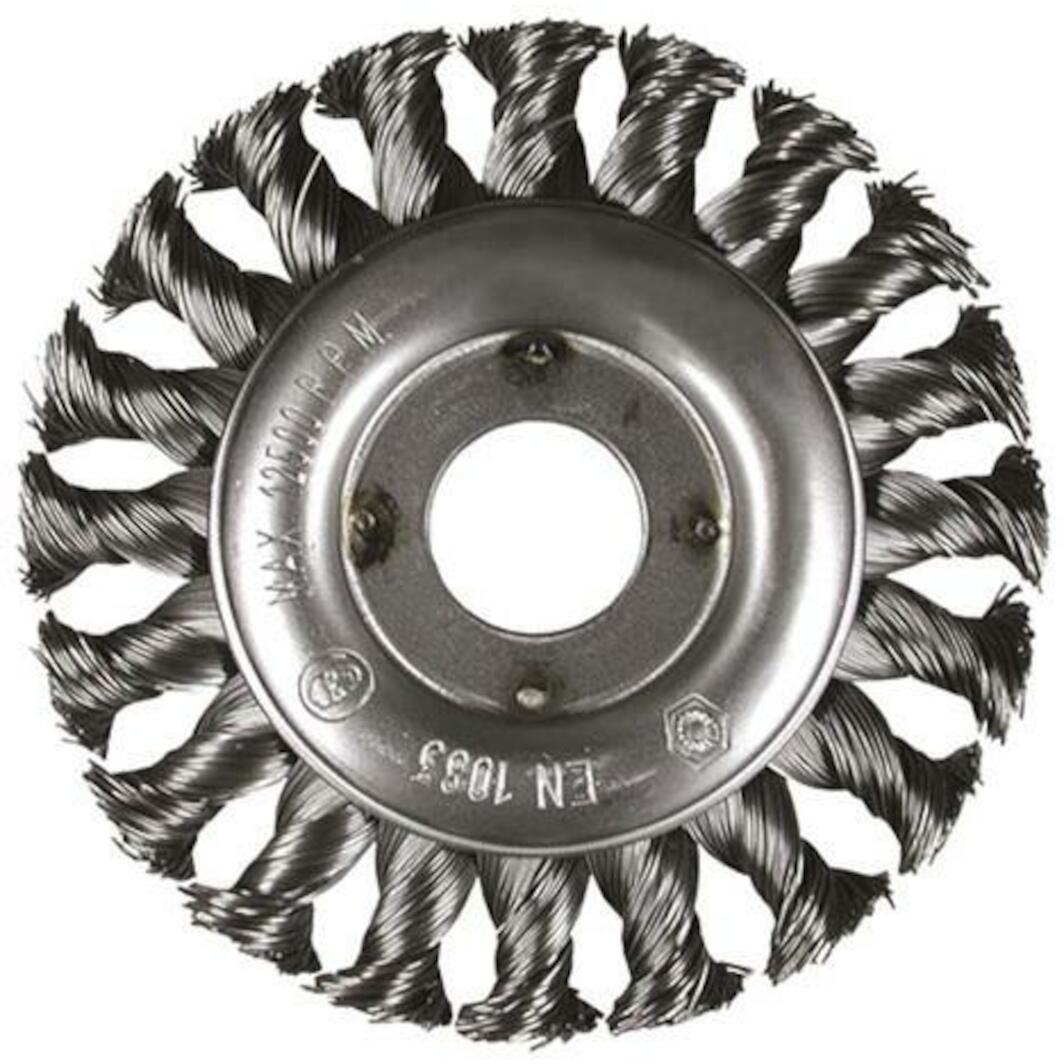 HIKOKI 751301 brosse ronde 115 x 22,2 x 0,5 mm avec fil d'acier torsadé ...