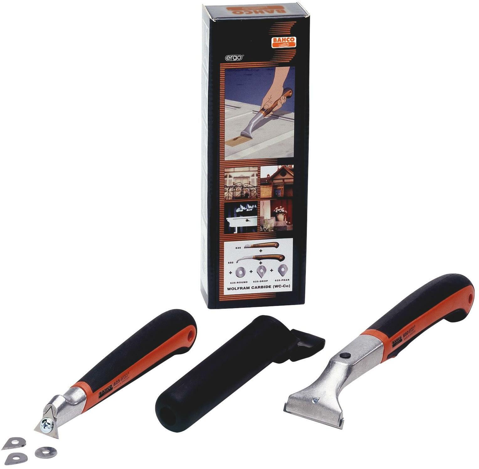 BAHCO SCRAPER-SET2 Paint scraper set, ERGO with two-component handle (5 ...