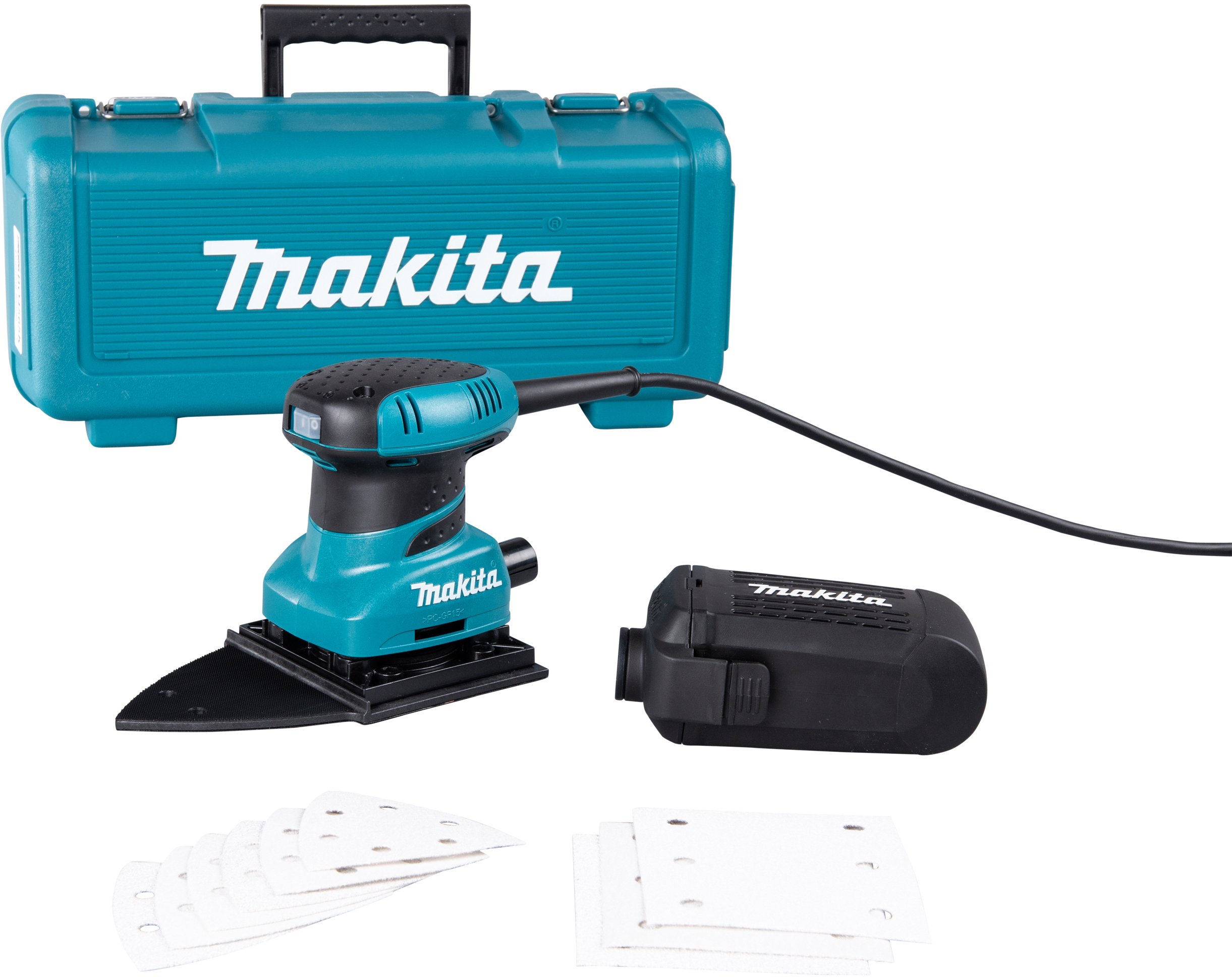 MAKITA BO4565K palm orbital sander 112 x 190 mm (velcro) 200 W ...
