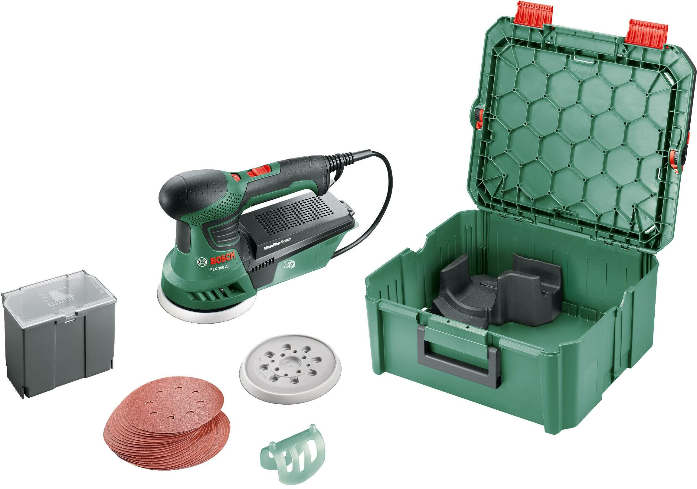 BOSCH PEX 300 AE eccentric sander 270W in SystemBox - 06033A3006 | Klium