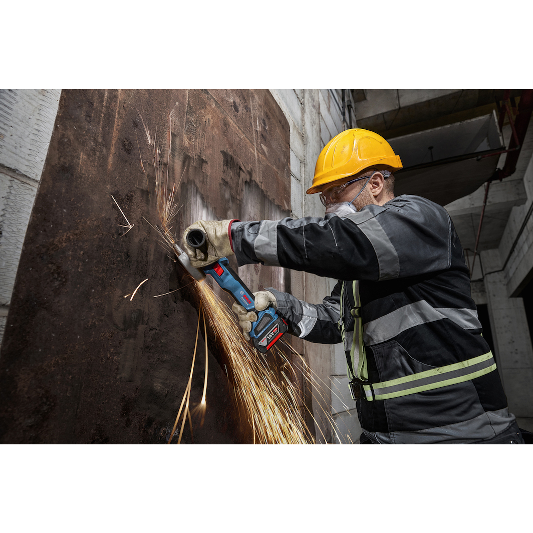 BOSCH GWS 18V-11 angle grinder 125 mm in L-BOXX 136 (without battery ...