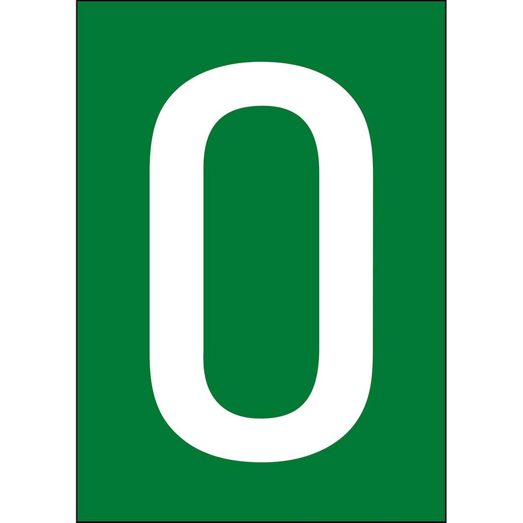 BRADY NL859A4GR-O label with letter O - DIN A4 format for permanent or ...