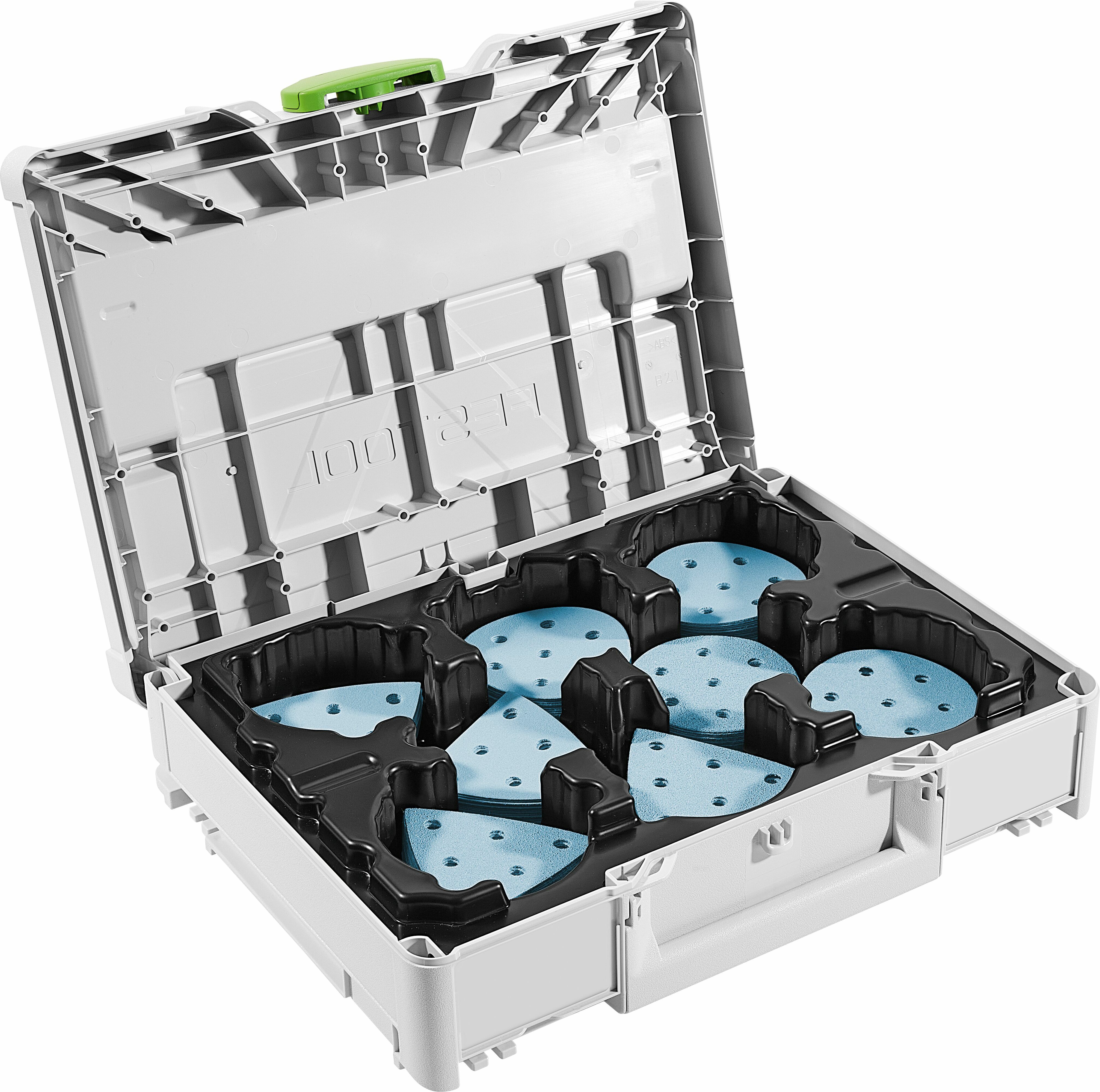 FESTOOL SYS-STF D90/V93 GR-Set abrasive³ granat 160-piece in Systainer ...