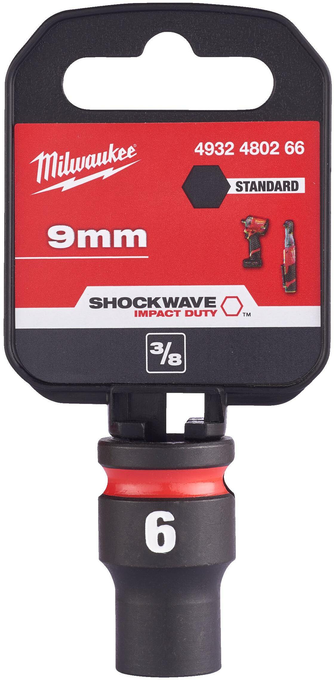 MILWAUKEE 4932480266 SHOCKWAVE percussion cap 3/8" 9 mm | Klium