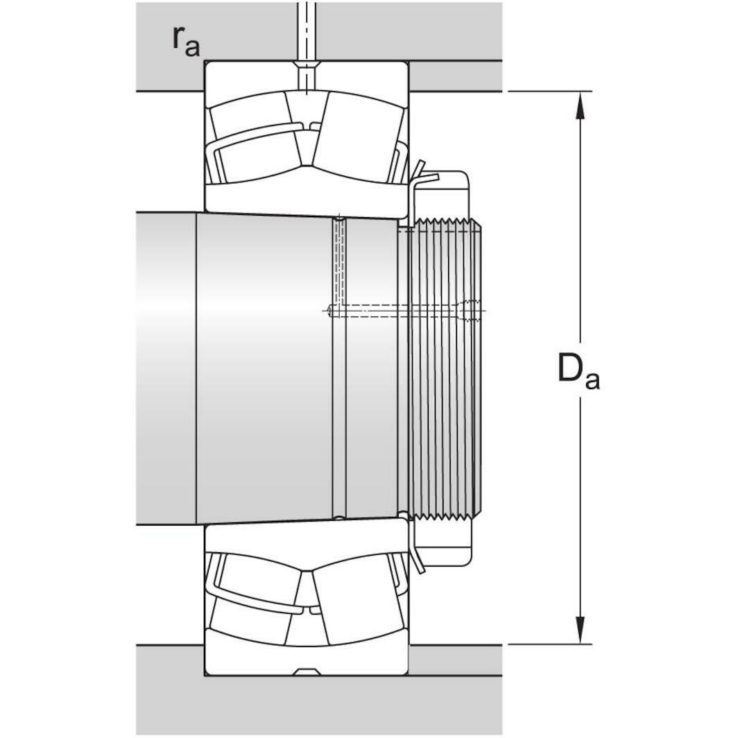 SKF 21309 EK double-row tapered roller bearing 45 x 100 x 25 mm | Klium