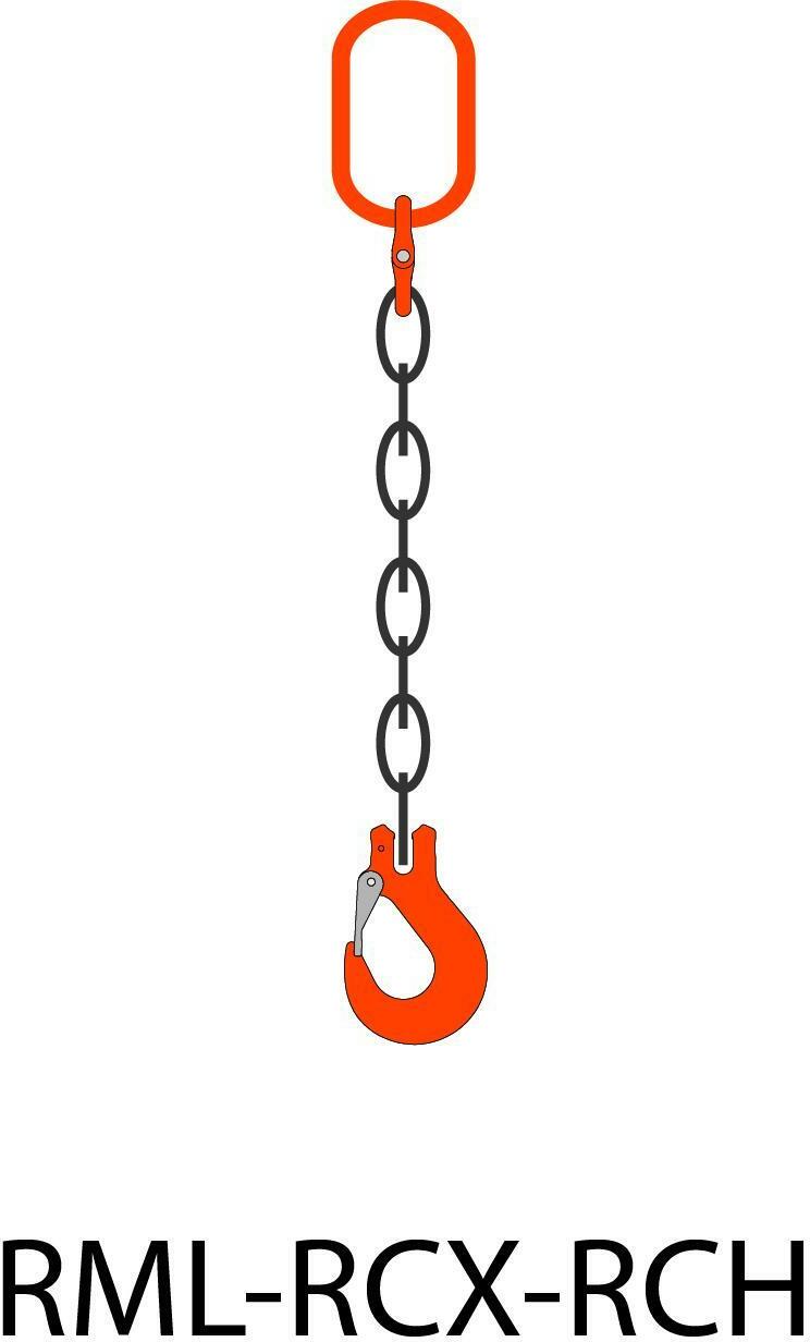REMA 2691108-2 chain length G10 with top link RML and load hook RCH ...