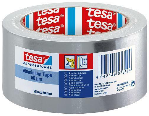 TESA Professional 63652 strong aluminium tape 50mm x 25m - 63652-00001 ...