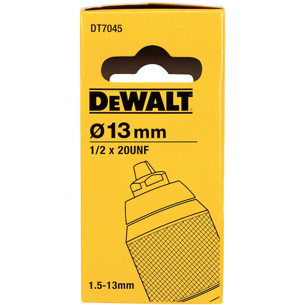 DEWALT DT7045-QZ keyless chuck 1.5mm-13mm 1/2x20 UNF, metal, single ...