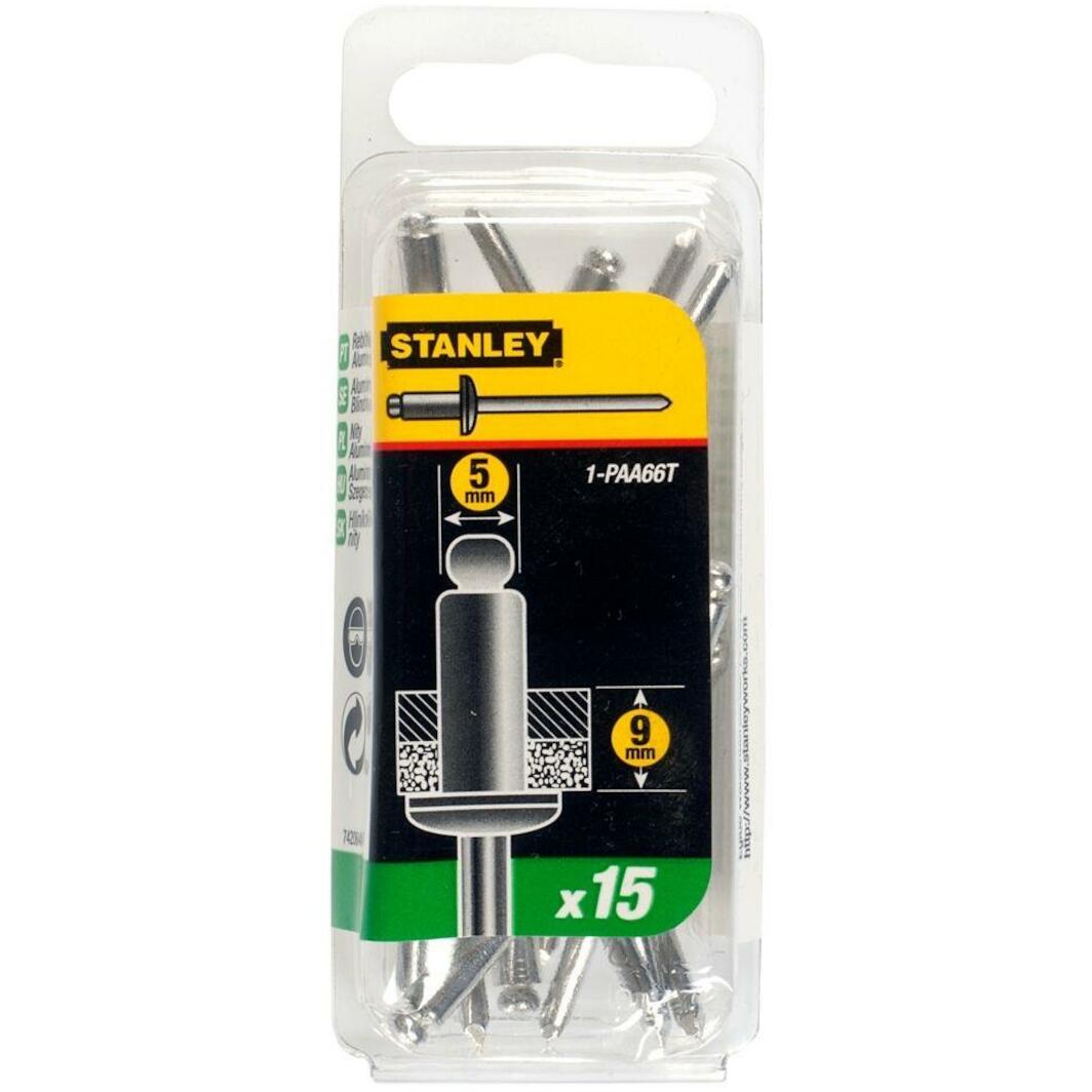 STANLEY 1-PAA66T pop rivets 5x9mm (15 pcs) | Klium