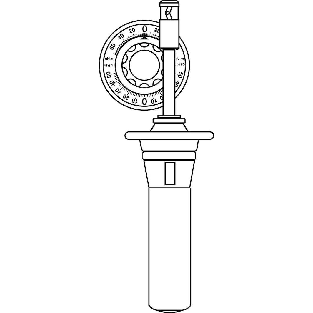 GEDORE TT50 FH BLUE torque wrench SP 1/4" 10-50 cNm - 7096380 | Klium