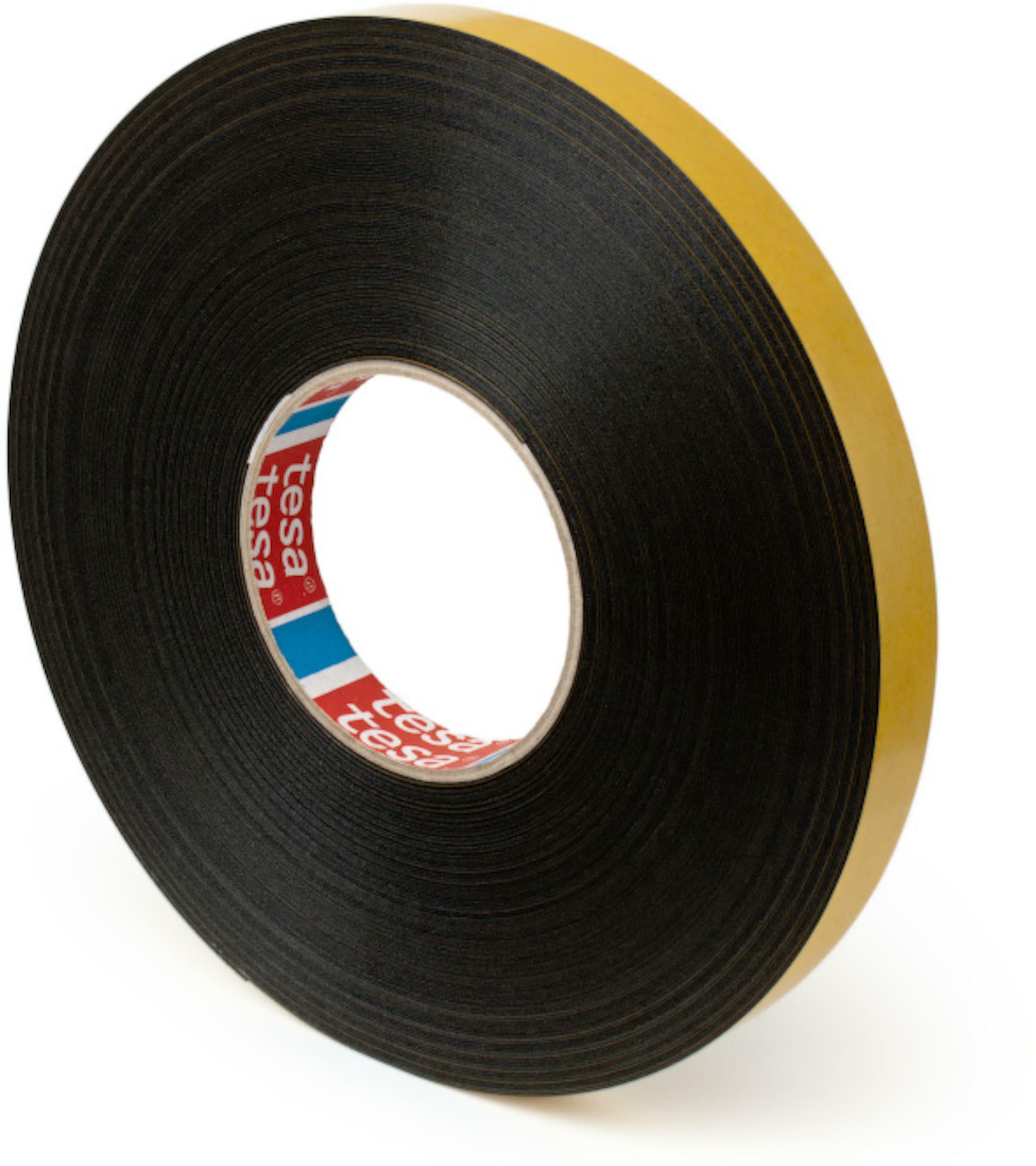 TESA 62932 double-sided pe foam tape for cunstruction assembly black 19 ...