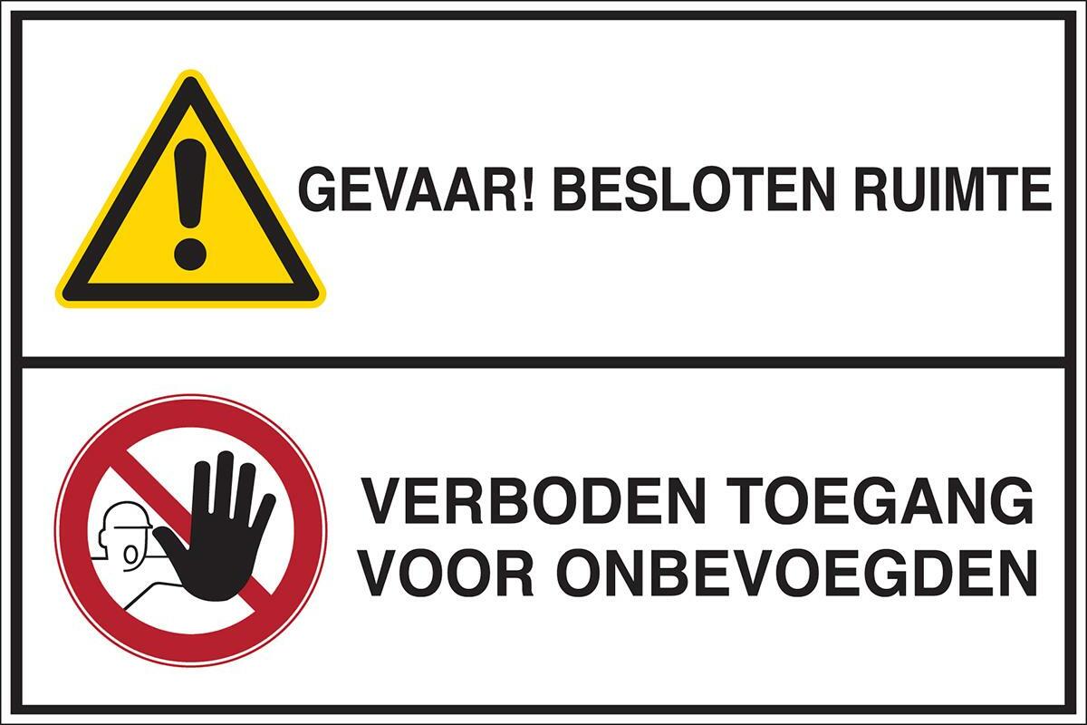 BRADY 223711 pictogram restricted area - unauthorised access, 300 x 450 ...