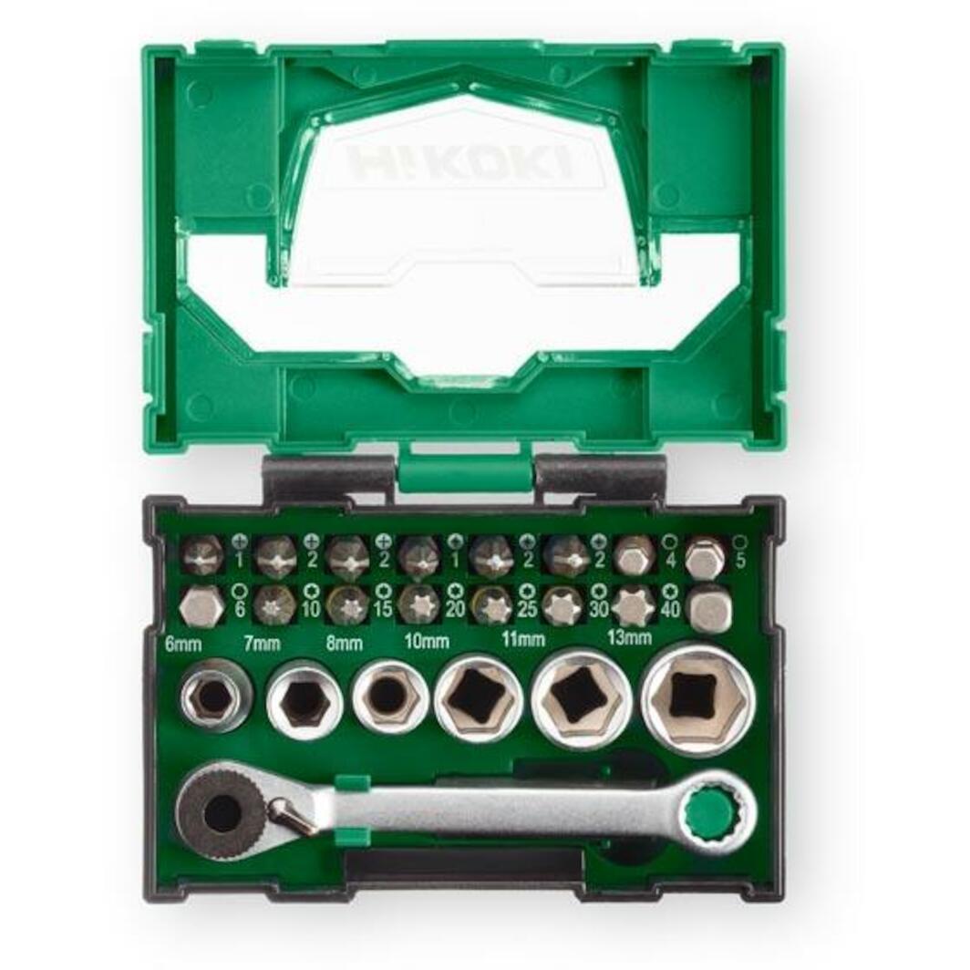 HIKOKI 40030020 BOX I bit/socket set 24 pieces | Klium
